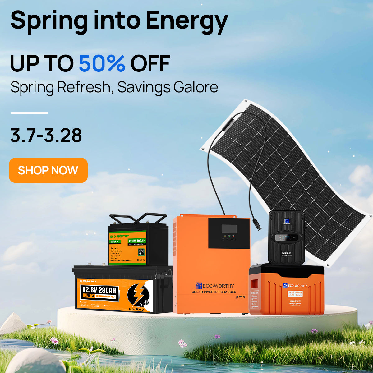 ECO-WORTHY: Solar Panel Kits & Lithium Battery &DIY Solar Power System ...