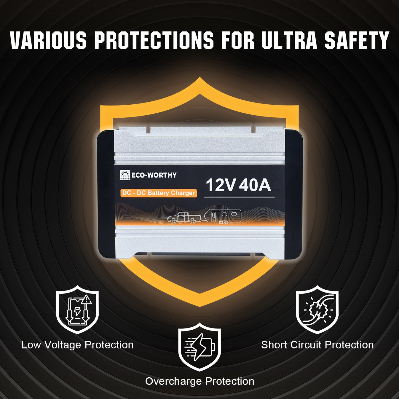 12V 20A & 40A DC to DC Charger On-Board MPPT Battery Charger | ECO-WORTHY – eco-worthy-ca