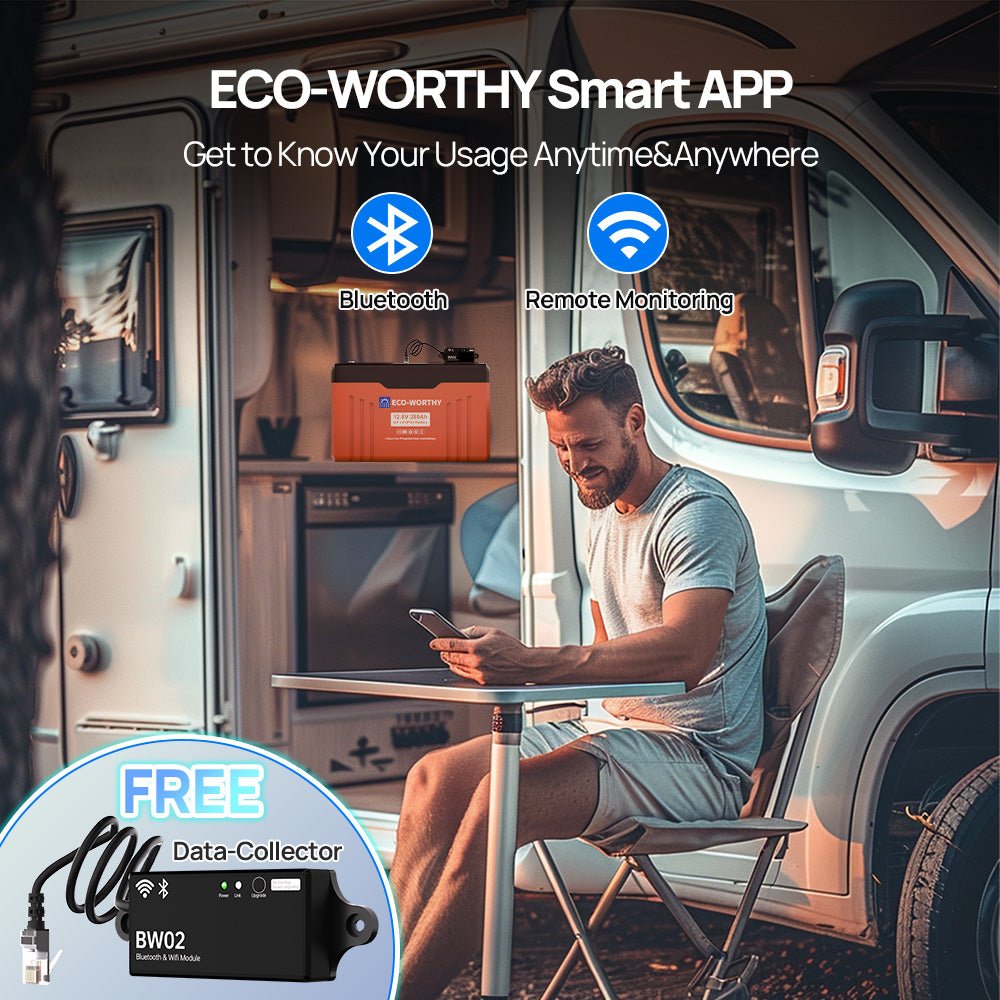 12V 280AH Lifepo4 Lithium Battery Bluetooth with SOC LEDs and Low Temp ...