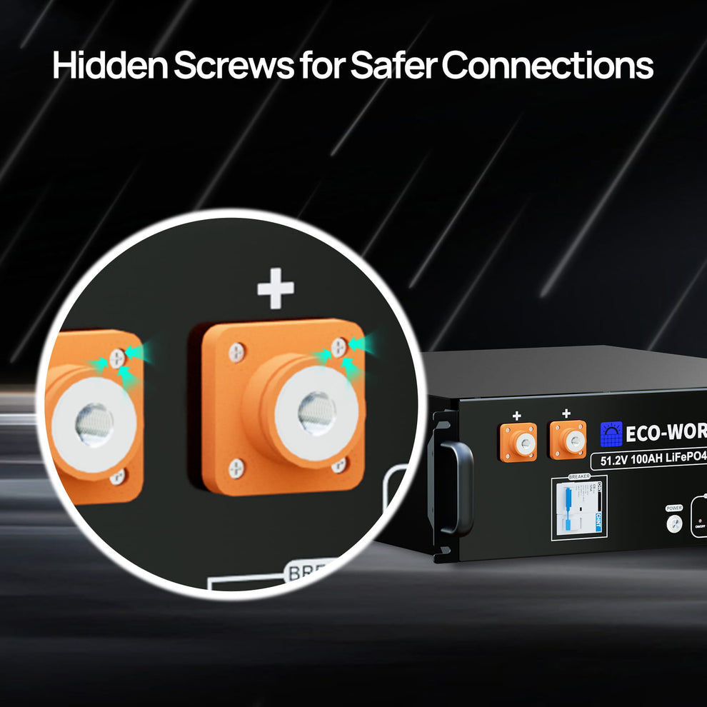 48V(51.2V) 100Ah LiFePO4 Server Rack Battery,3U Size With Bluetooth ...