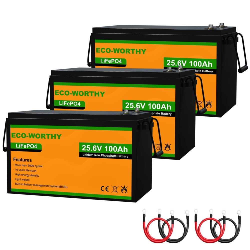 LiFePO4 24V 100Ah Lithium Iron Phosphate Battery | ECO-WORTHY – eco ...